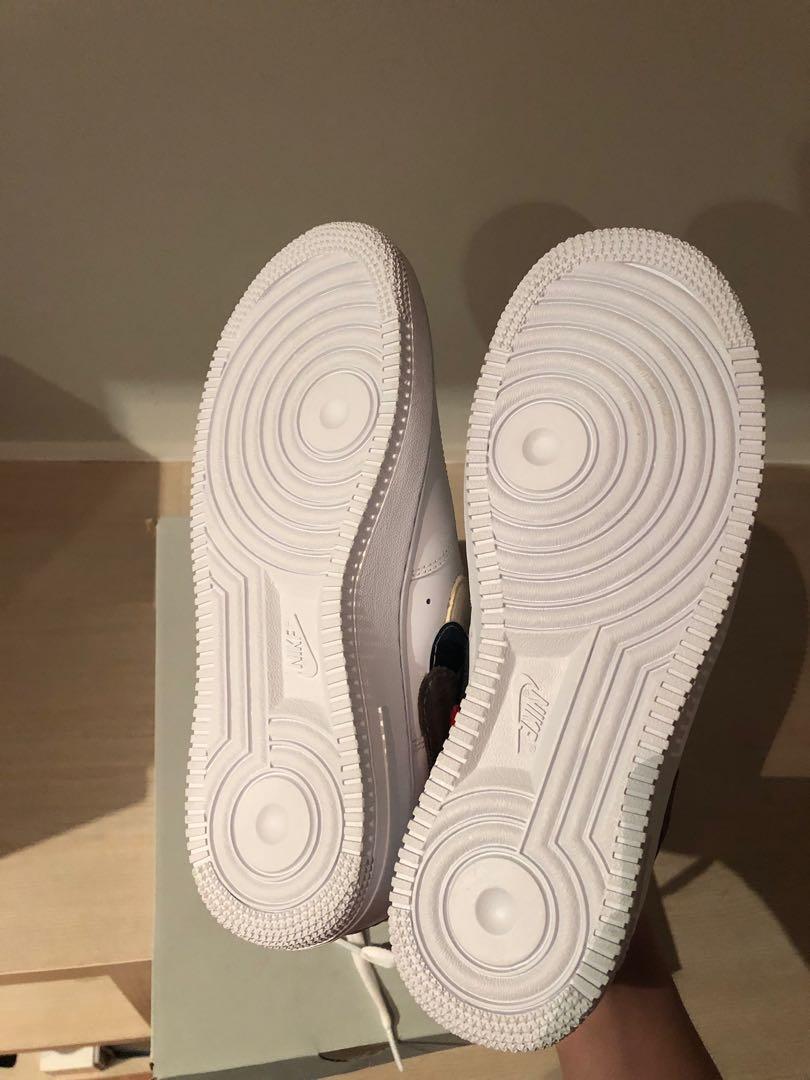 NIKE AIR FORCE 1 LOW JOHN GEIGER MISPLACED CHECKS, Men's Fashion ...