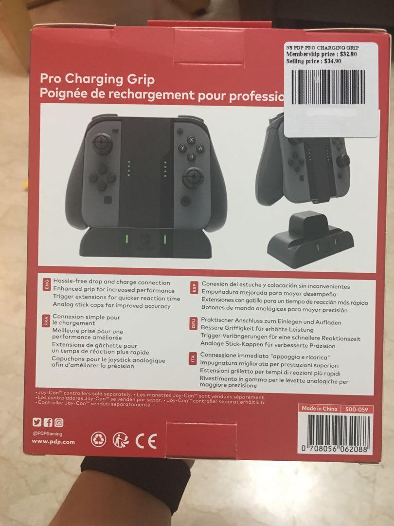 Nintendo Switch Pro Charging Grip, Video Gaming, Video Game Consoles ...