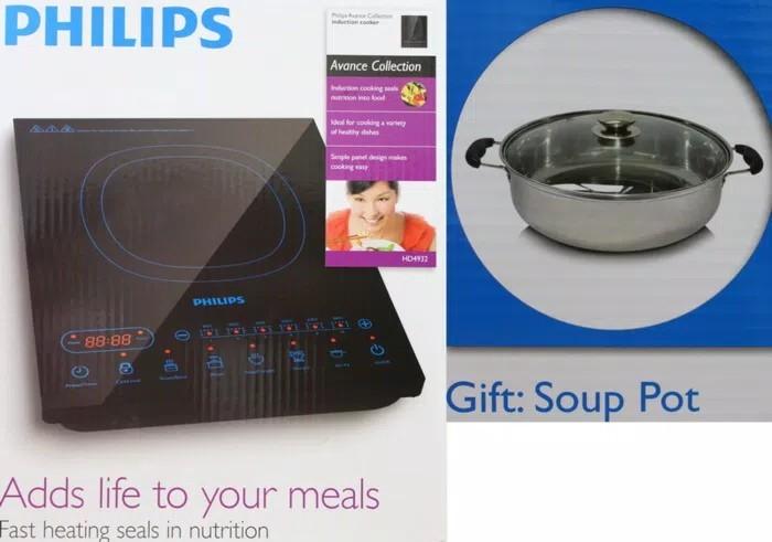 PHILIPS INDUCTION COOKER HD4932 / KOMPOR INDUKSI HD 4932 FREE PANCI ...