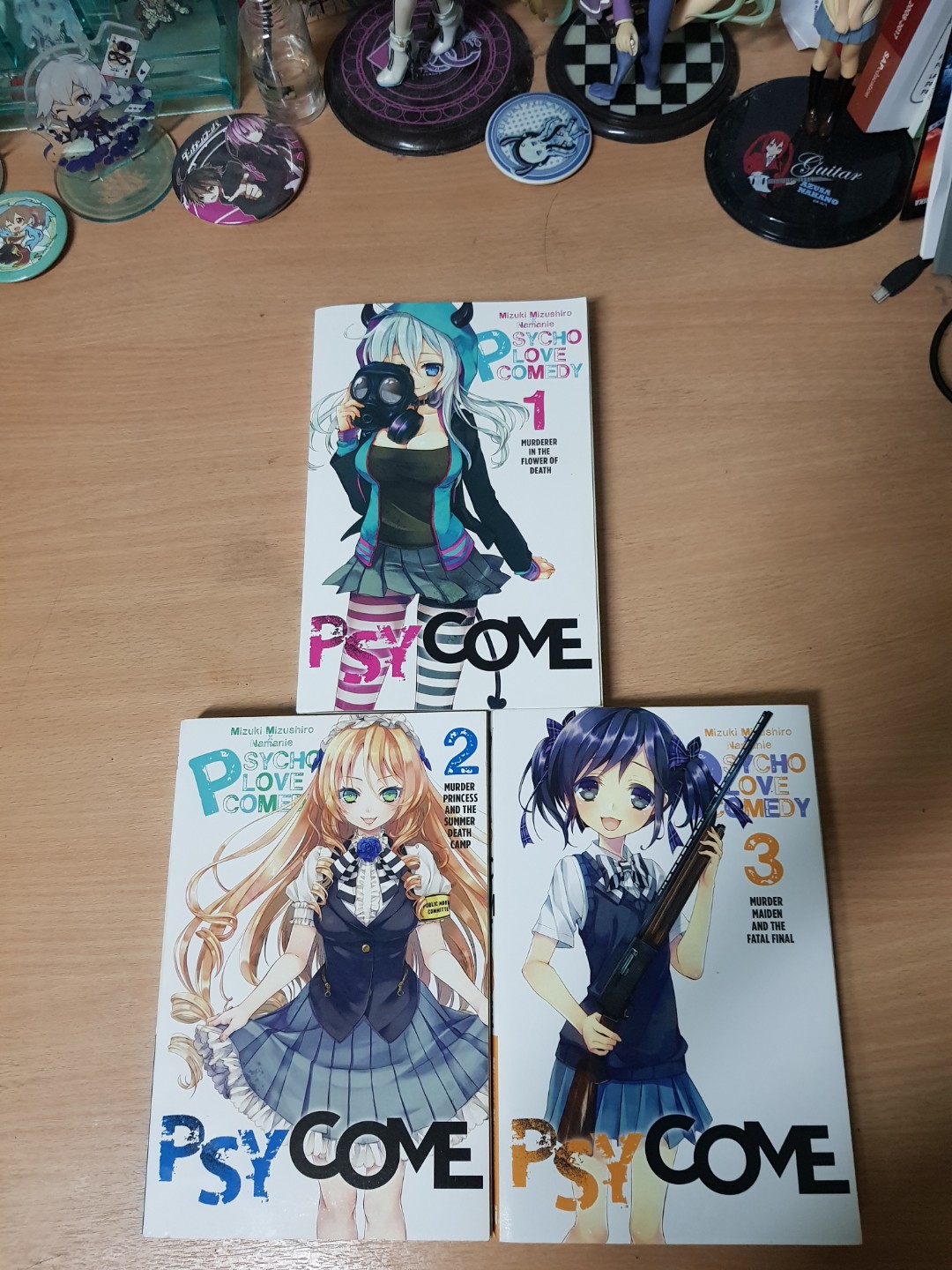 Psycome Vol 1-3 Light Novel (Eng), Hobbies & Toys, Memorabilia ...