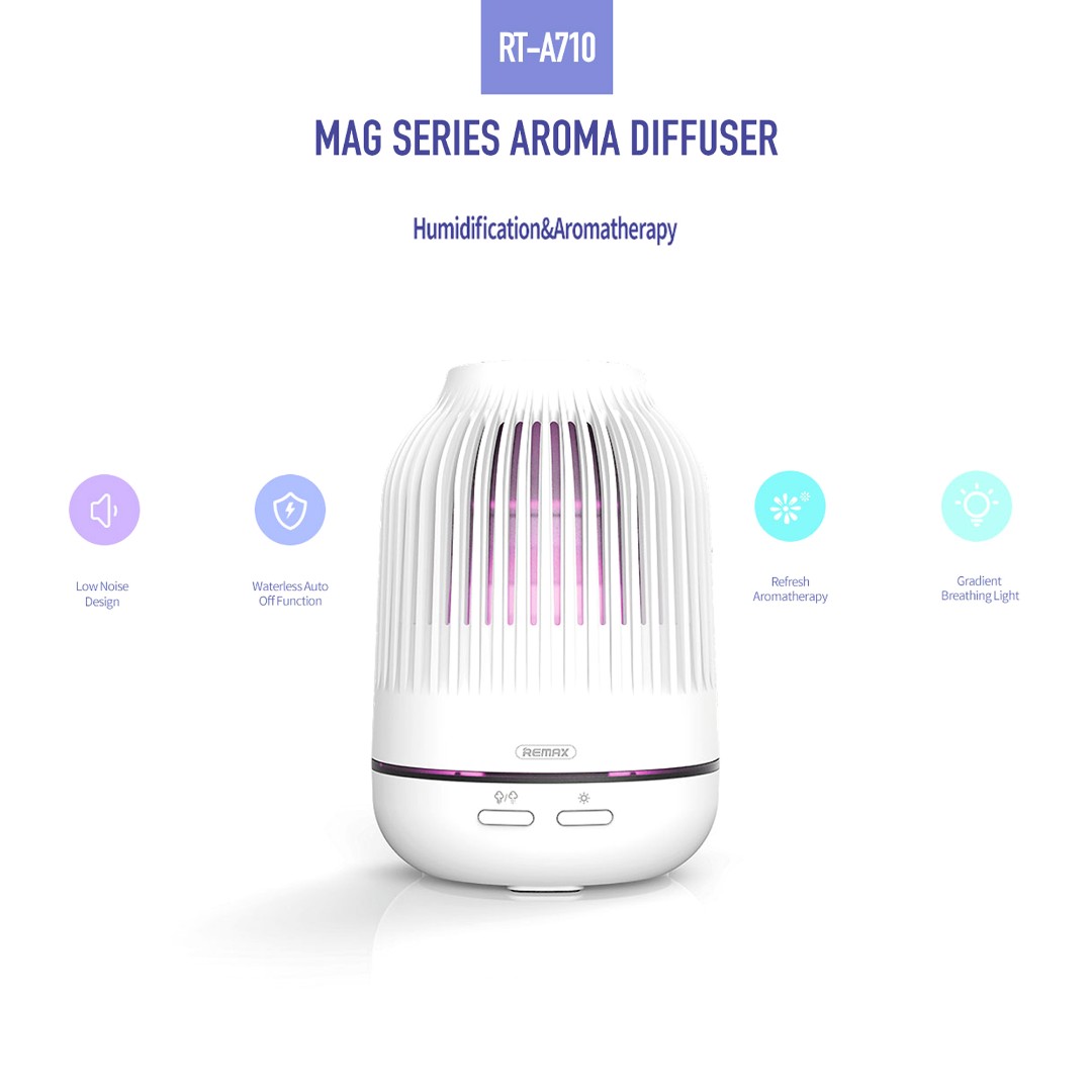 REMAX RT-A710 MAG Series Ultrasonic Aroma Essential Oil Diffuser ...