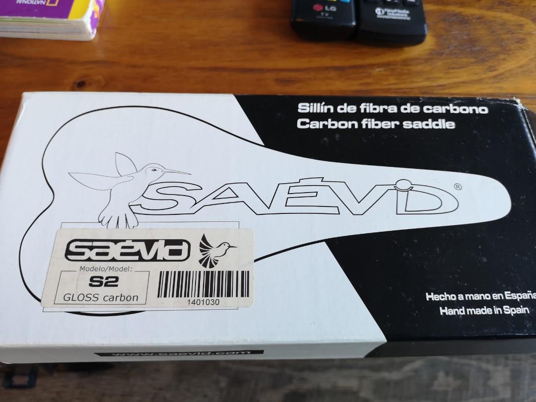Saevid S2 Carbon Saddle - Gloss NIB, Sports Equipment, Bicycles & Parts ...