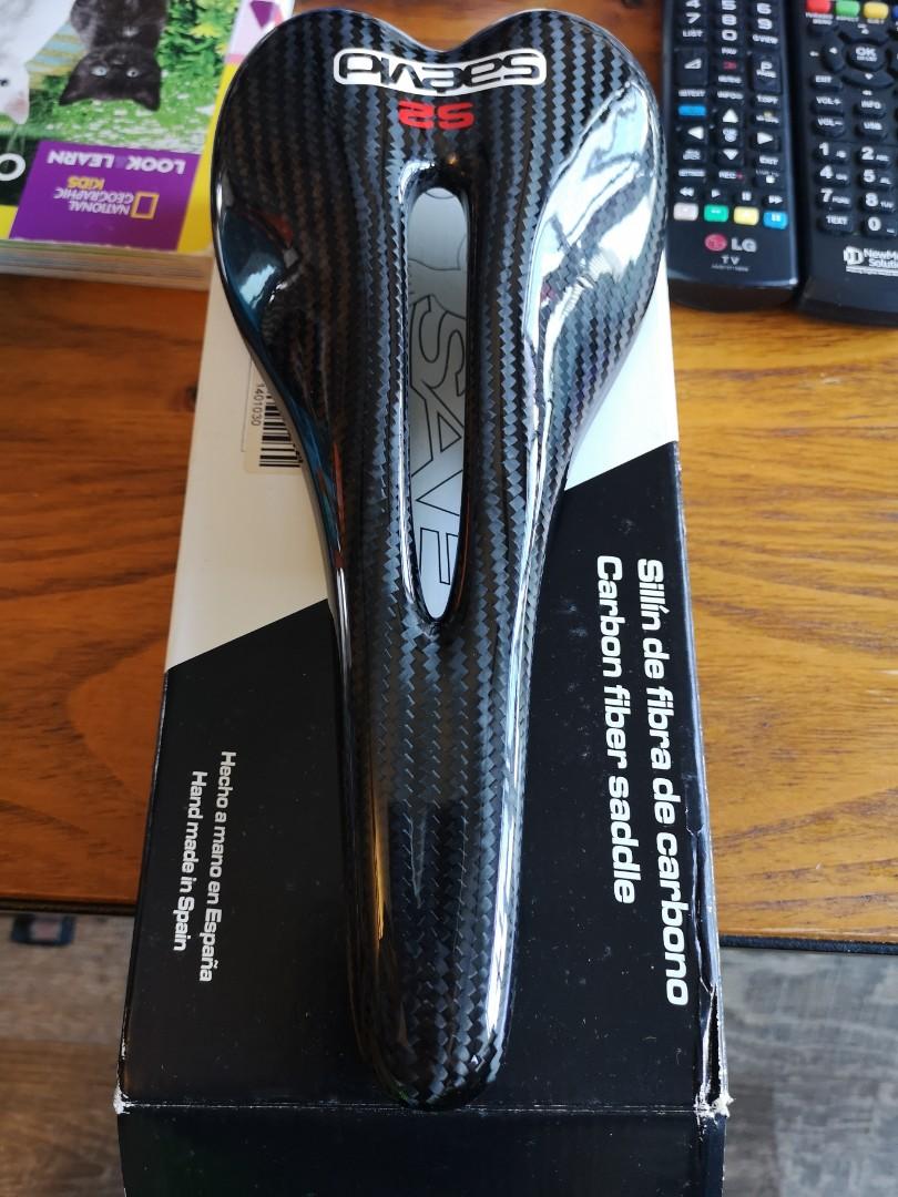 Saevid S2 Carbon Saddle - Gloss NIB, Sports Equipment, Bicycles & Parts ...
