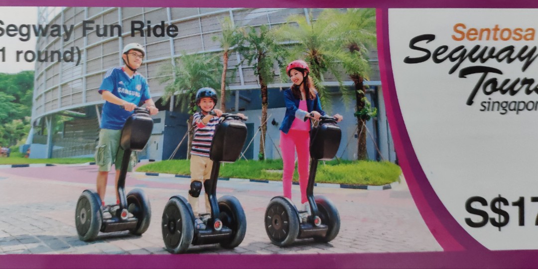 Sentosa Segway Tour, Tickets & Vouchers, Vouchers on Carousell