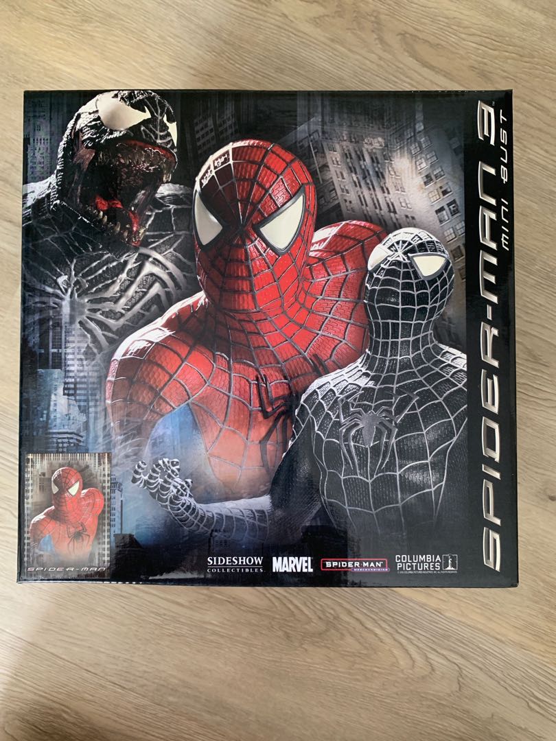 Sideshow Spider-Man 3 mini bust, Hobbies & Toys, Toys & Games on Carousell