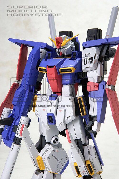 SMS-190 1/144 MSZ-010 ZZ C3 2009 Studio Reckless Gundam resin model kit ...