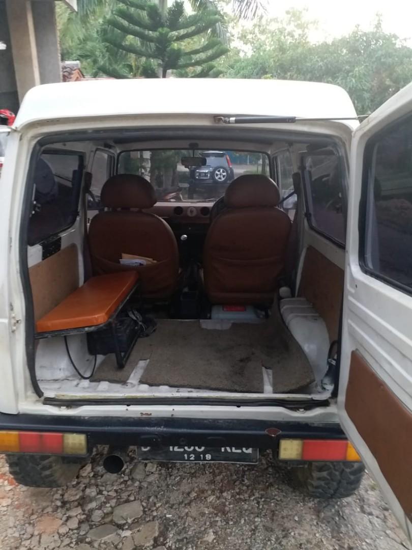Suzuki katana sj410 '87 4WD 1300 Cc, SS lengkap, pajak hidup. Plat Nasional. Siap pakai, Mobil ...