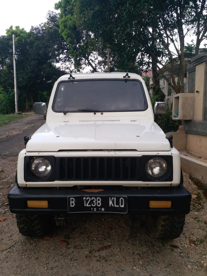 Suzuki katana sj410 '87 4WD 1300 Cc, SS lengkap, pajak hidup. Plat Nasional. Siap pakai, Mobil ...