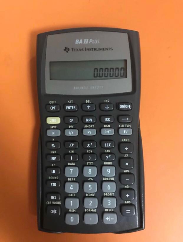 Texas Instruments BA II Plus Financial Calculator, Hobbies & Toys ...