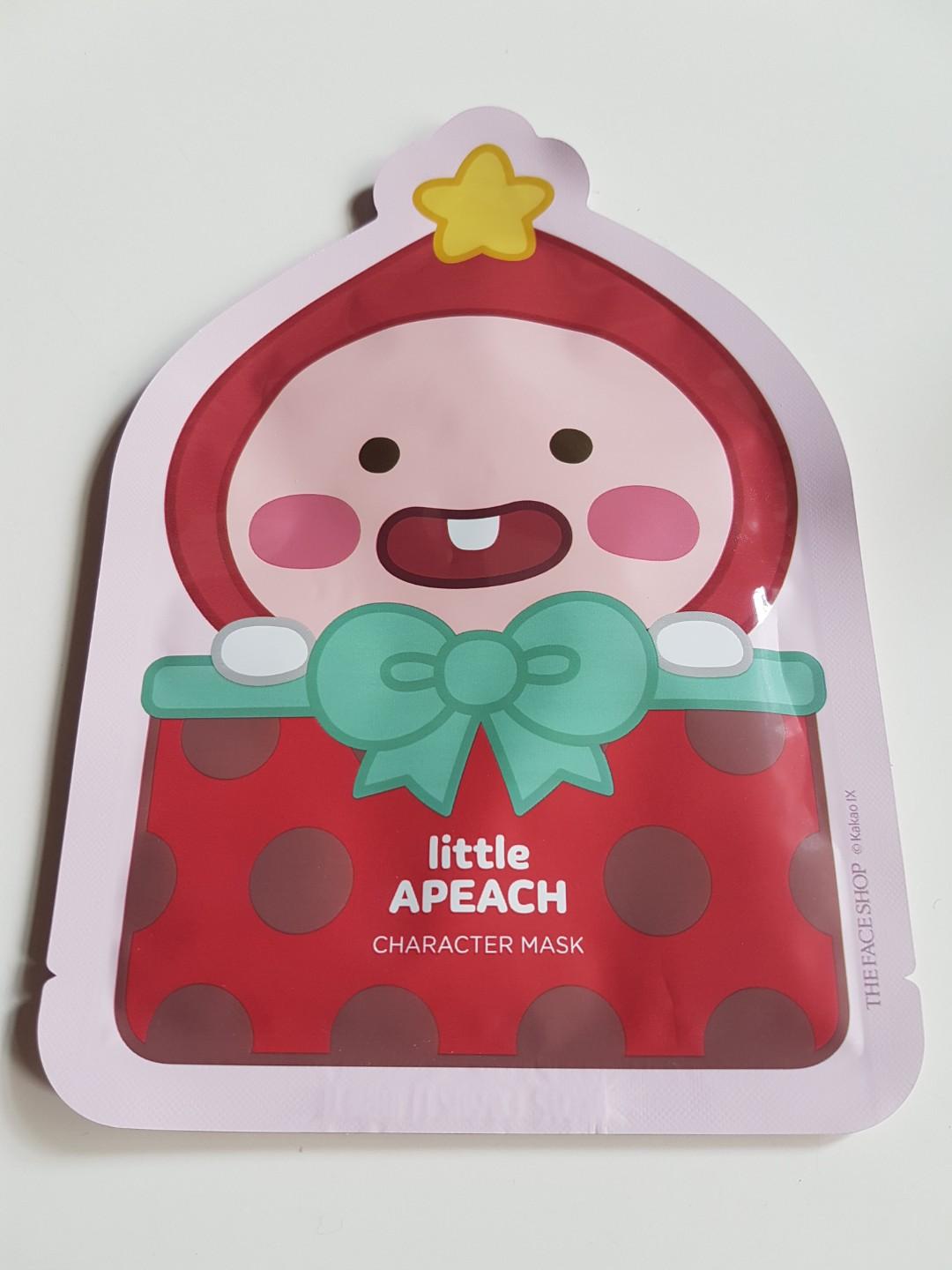 The Face Shop Kakao Friends - Apeach Hand Cream + Apeach Character Mask ...