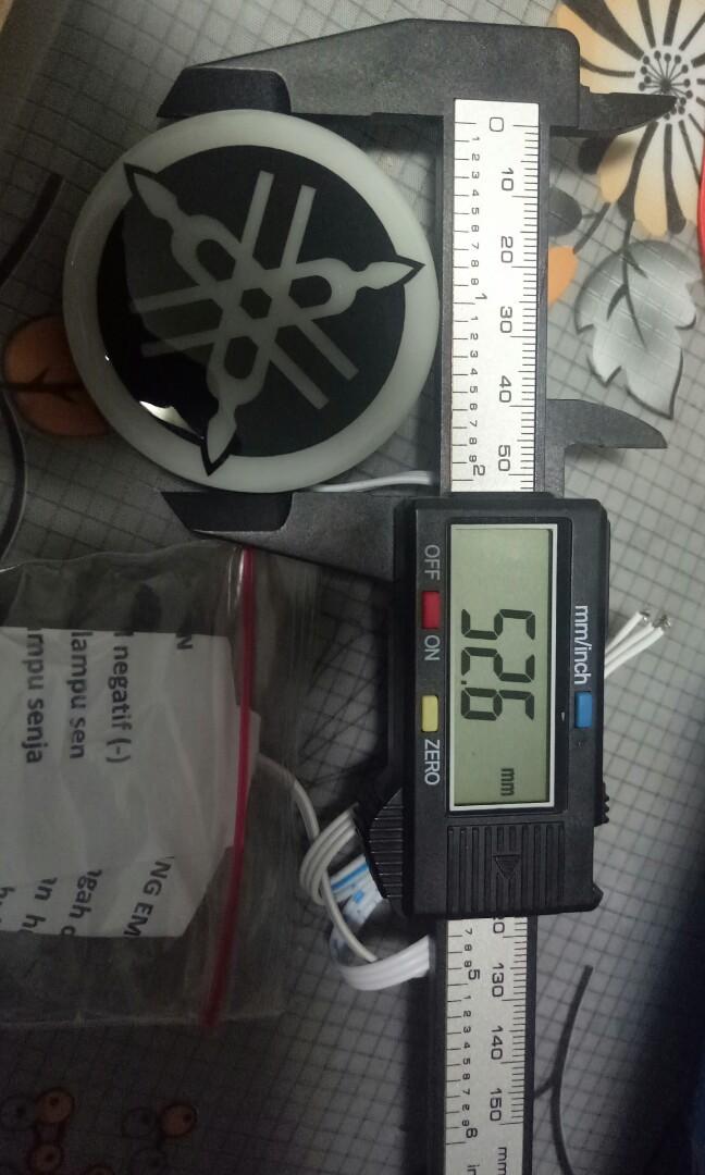 Xmax 300 / super tenere emblem + signal(red and blue avail) white nil ...