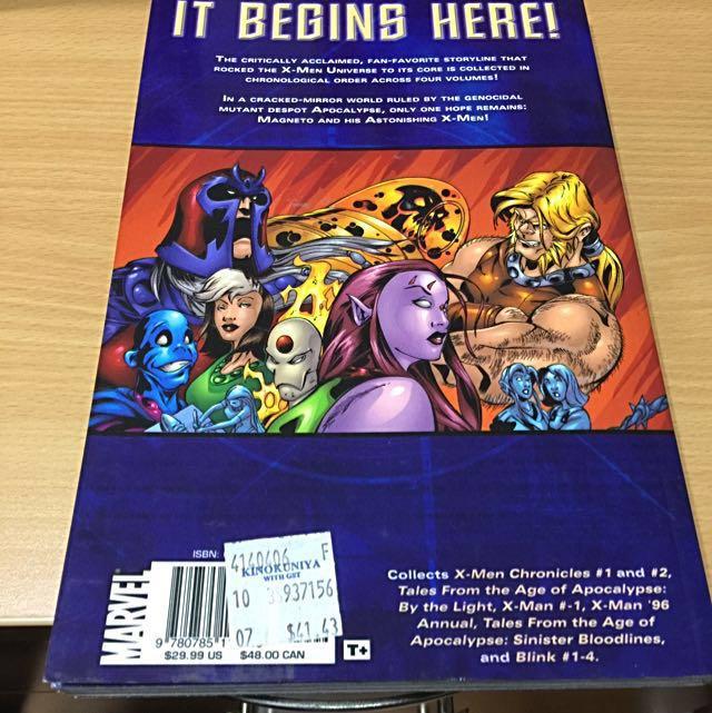 X-men : Age Of Apocalypse The Complete Epic (Marvel Comics), Hobbies ...