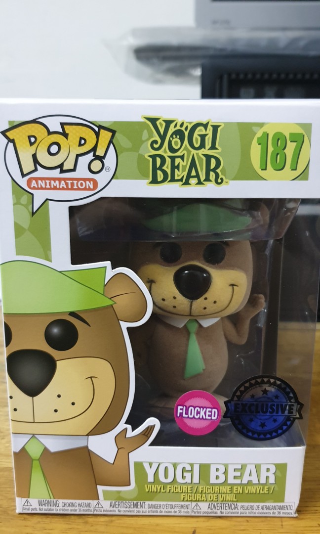 Yogi Bear (Flocked), Hobbies & Toys, Toys & Games on Carousell