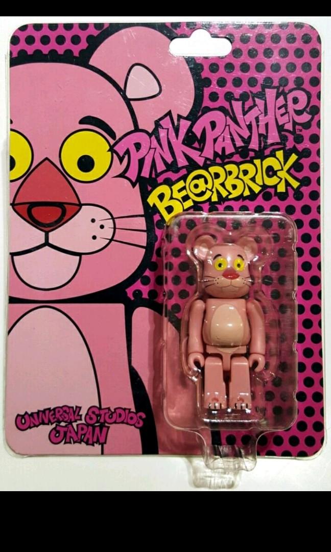 100% Pink Panther Bearbrick Rare Be@rbrick, Hobbies & Toys, Toys ...