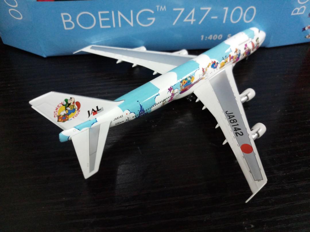 1/400 PHOENIX JAPAN AIRLINES JAL B747-100 JA8142 Disney, 興趣及遊戲, 收藏品及紀念品 ...