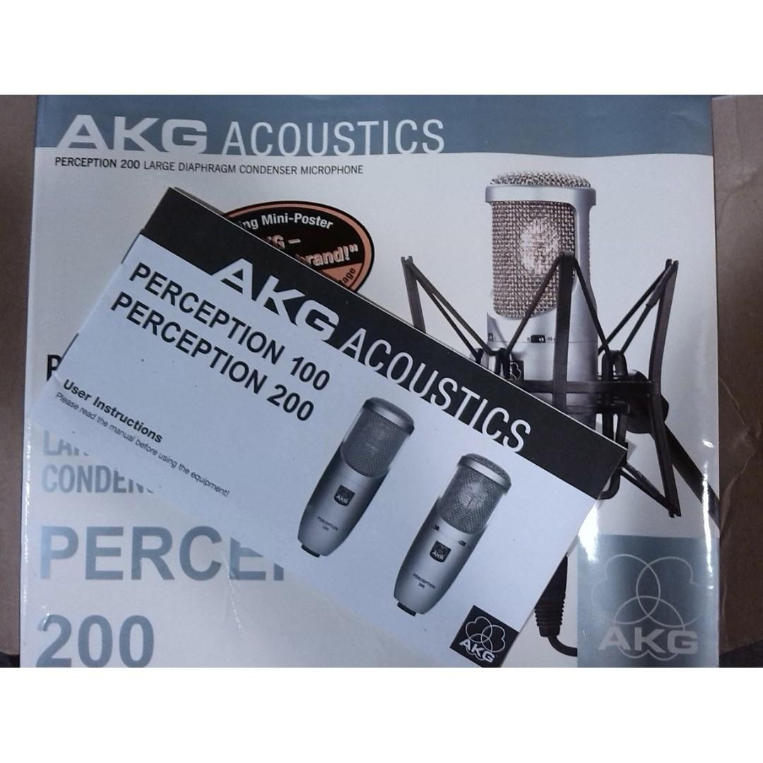 AKG PERCEPTION 200 condenser microphone, Audio, Headphones & Headsets ...