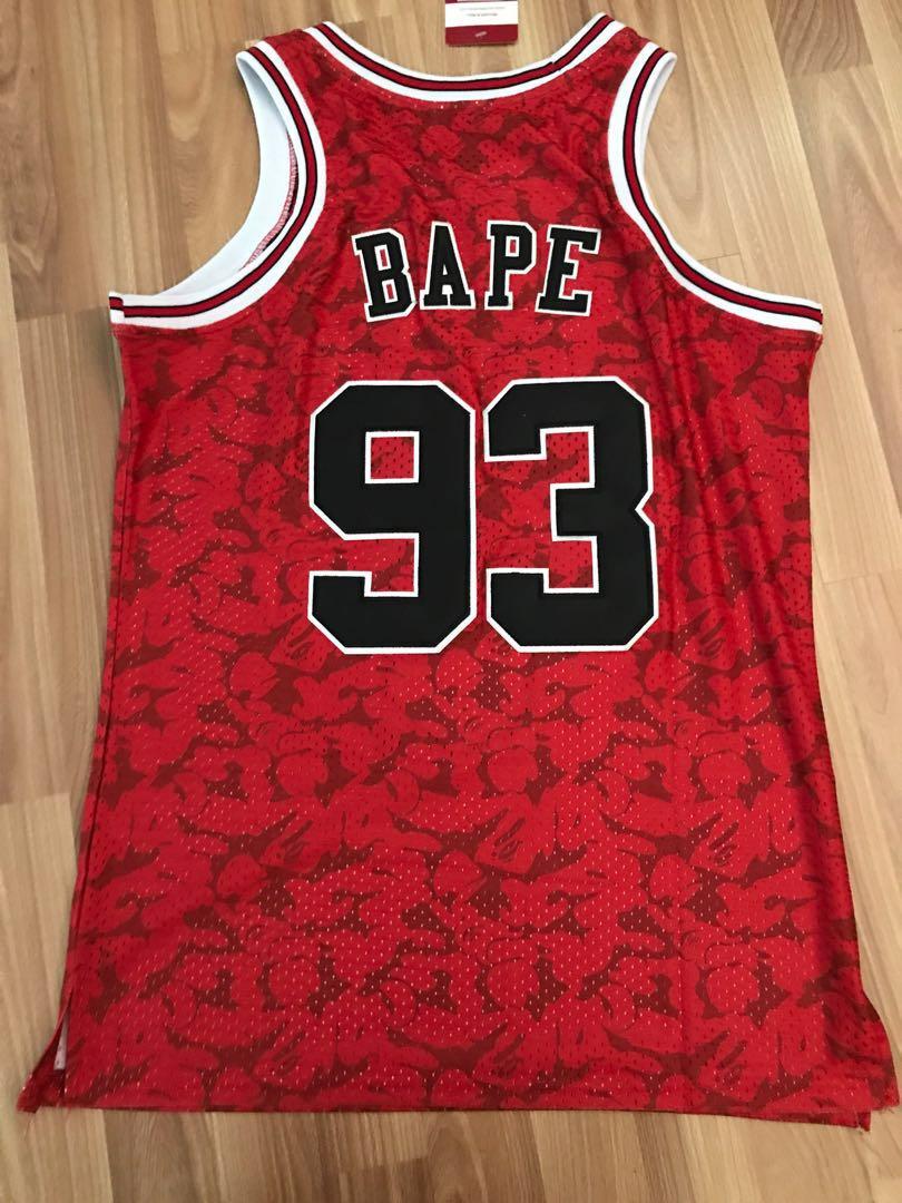 Bape x nba Chicago bulls, Men's Fashion, Tops & Sets, Tshirts & Polo ...