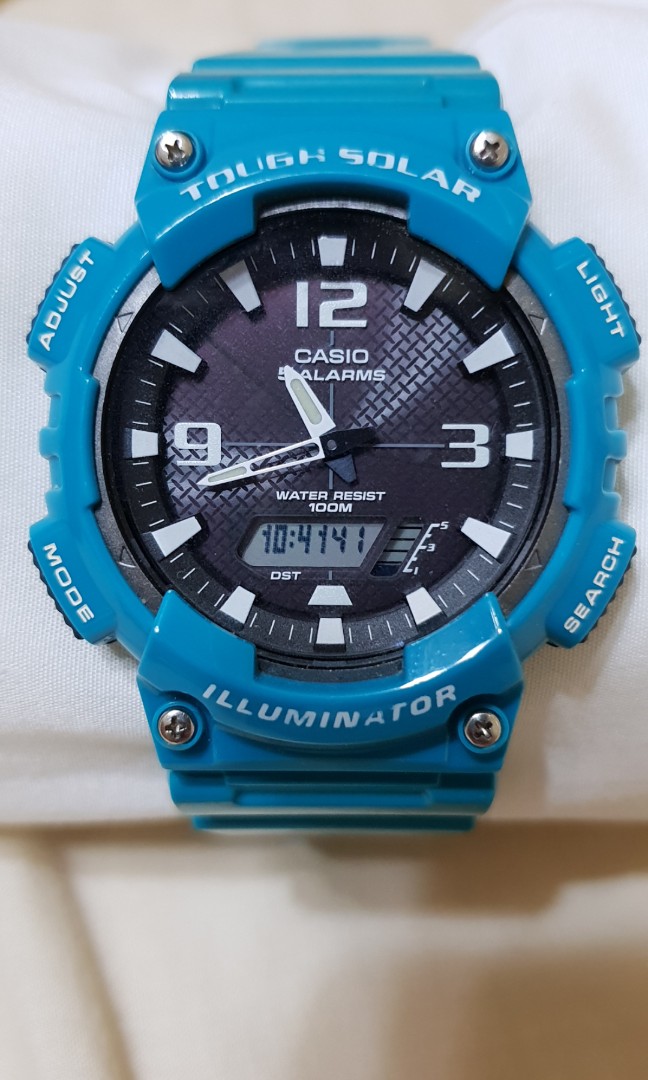 Casio AQ-S810W Turquoise Tough Solar, Mobile Phones & Gadgets ...