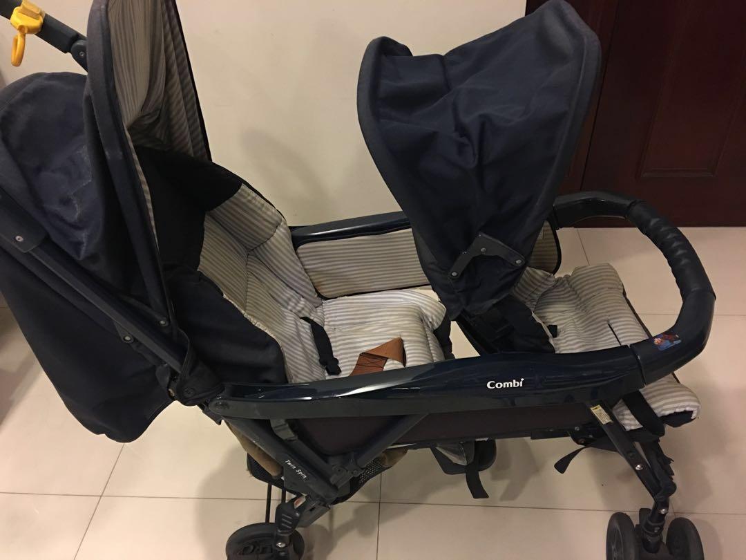 Combi Twin Stroller for Sale, Babies & Kids, Strollers, Bags & Carriers ...