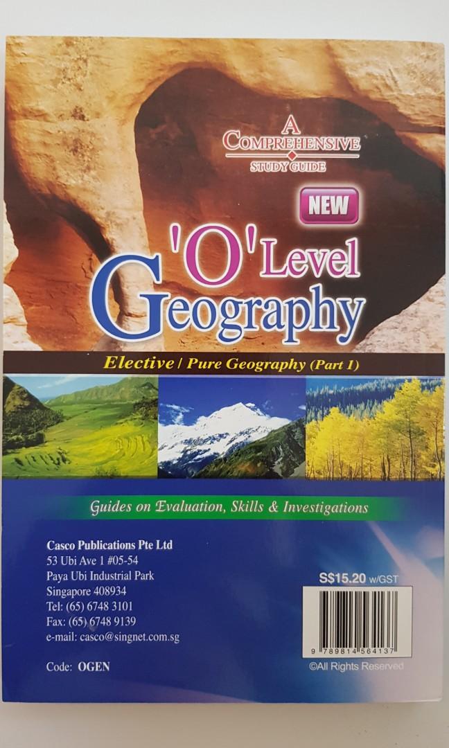 Comprehensive Guide GCE 'O' Level Geography (Part 1), Hobbies & Toys ...