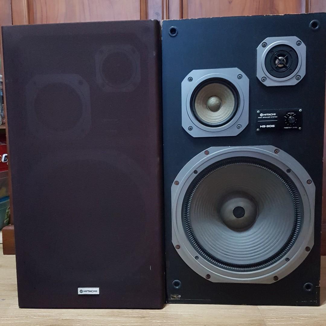 HITACHI SPEAKERS HS-30G (VINTAGE), Audio, Soundbars, Speakers ...