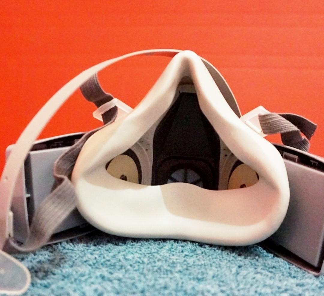 Masker Kawah Ijen - masker asap - Masker 3M 6100 (Small) - P100 ...