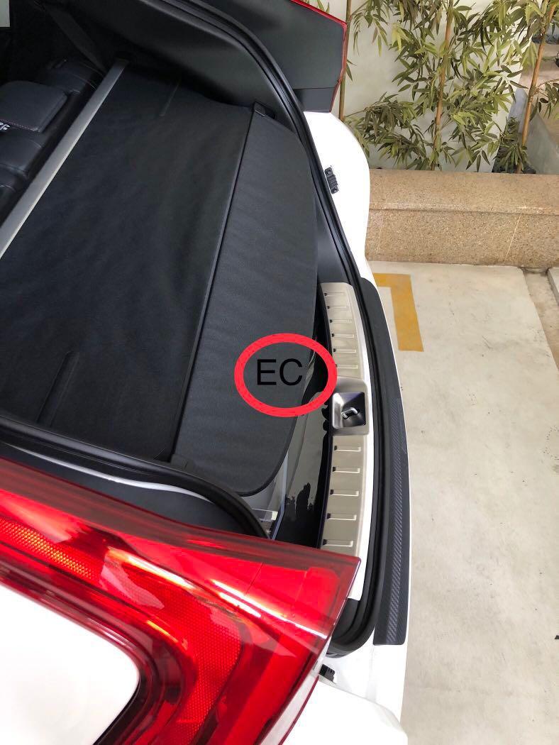 Mitsubishi Eclipse Cross Rear Bumper Lip Cover, Car Accessories ...