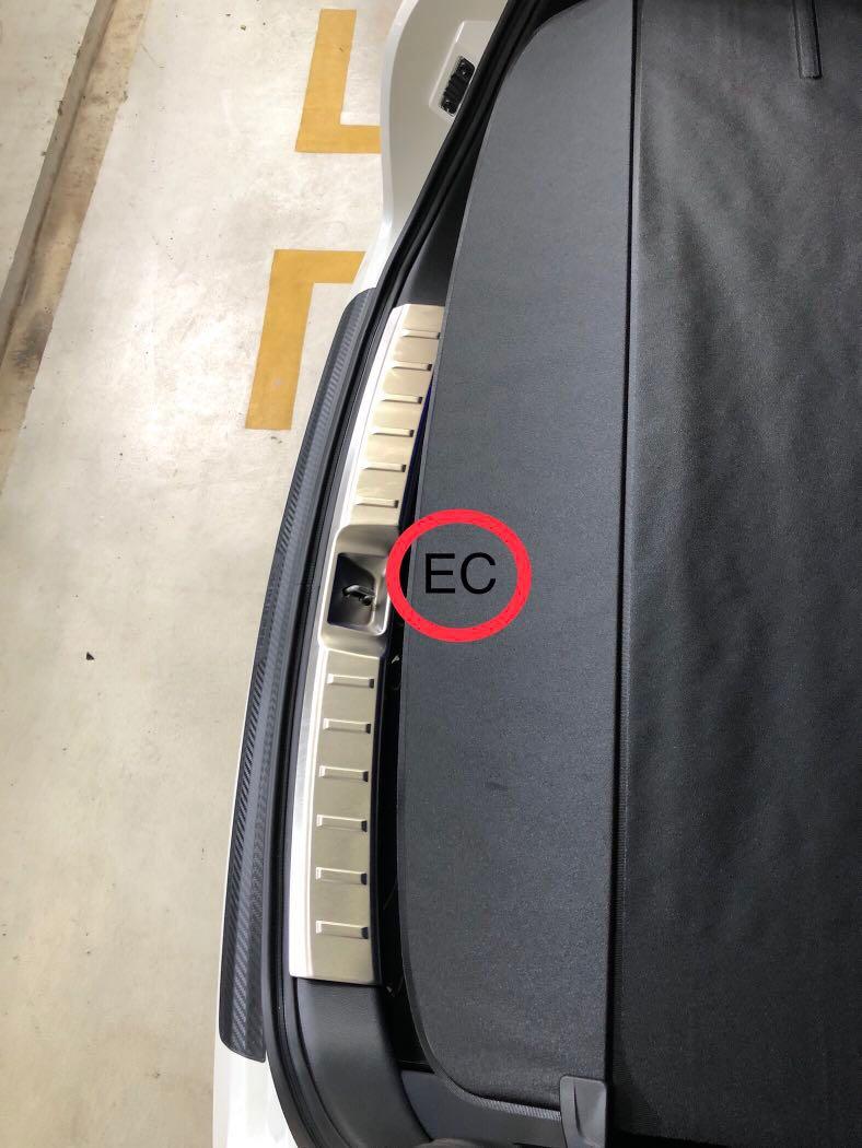 Mitsubishi Eclipse Cross Rear Bumper Lip Cover, Car Accessories ...