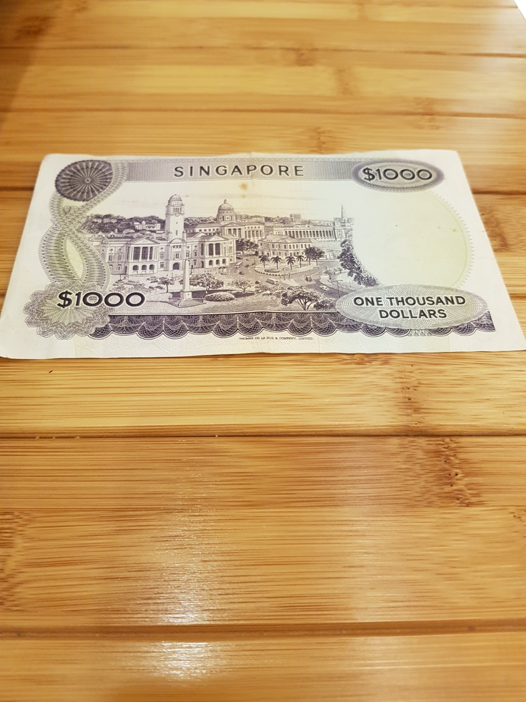 Orchid spore s$1000. Genuine notes, Hobbies & Toys, Memorabilia ...