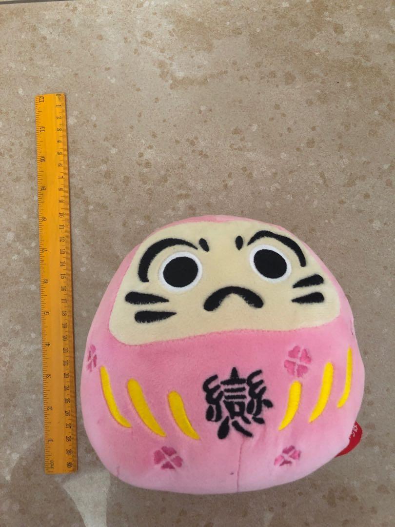 Pink Daruma Doll Plush Toy, Hobbies & Toys, Toys & Games on Carousell