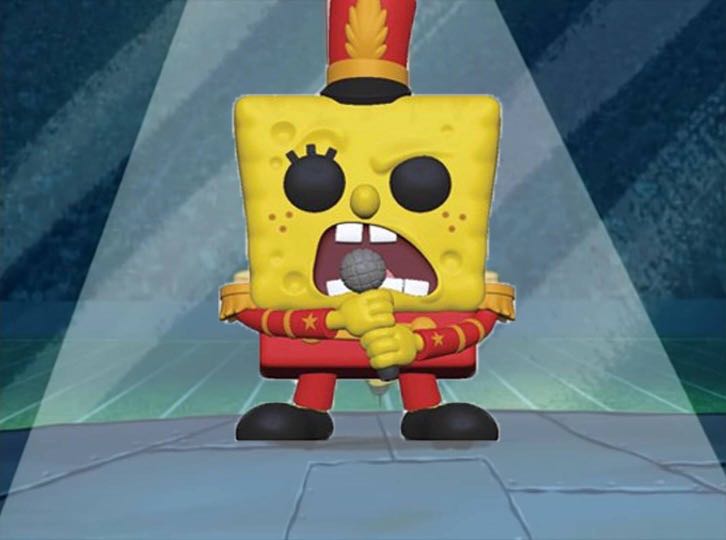Pre-order Spongebob squarepants singing in Band Uniform funko pop ...