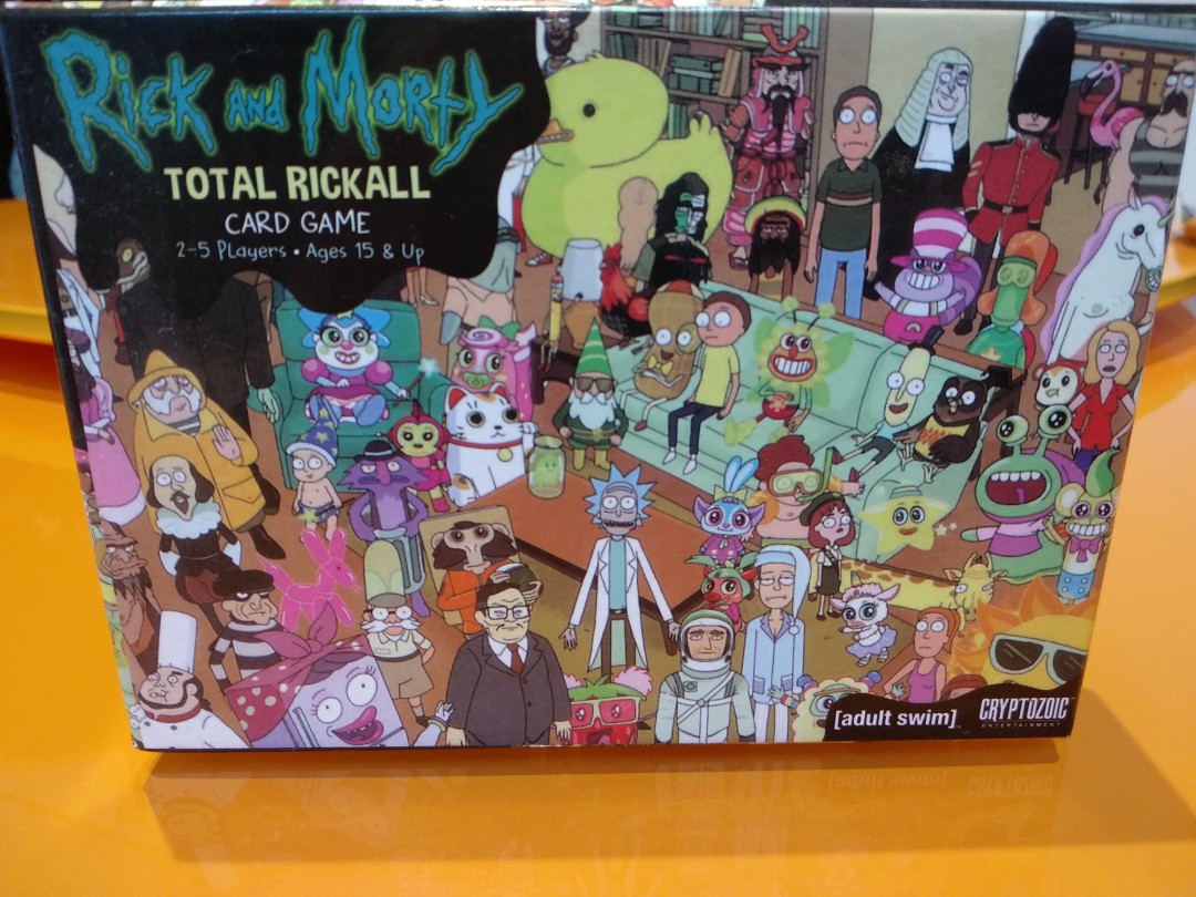 Rick and Morty Total Rickall Card Game, Hobbies & Toys, Toys & Games on ...