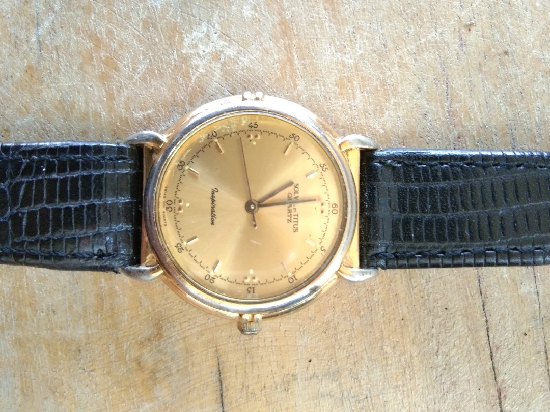 Original Solvil et Titus watch, Luxury, Watches on Carousell
