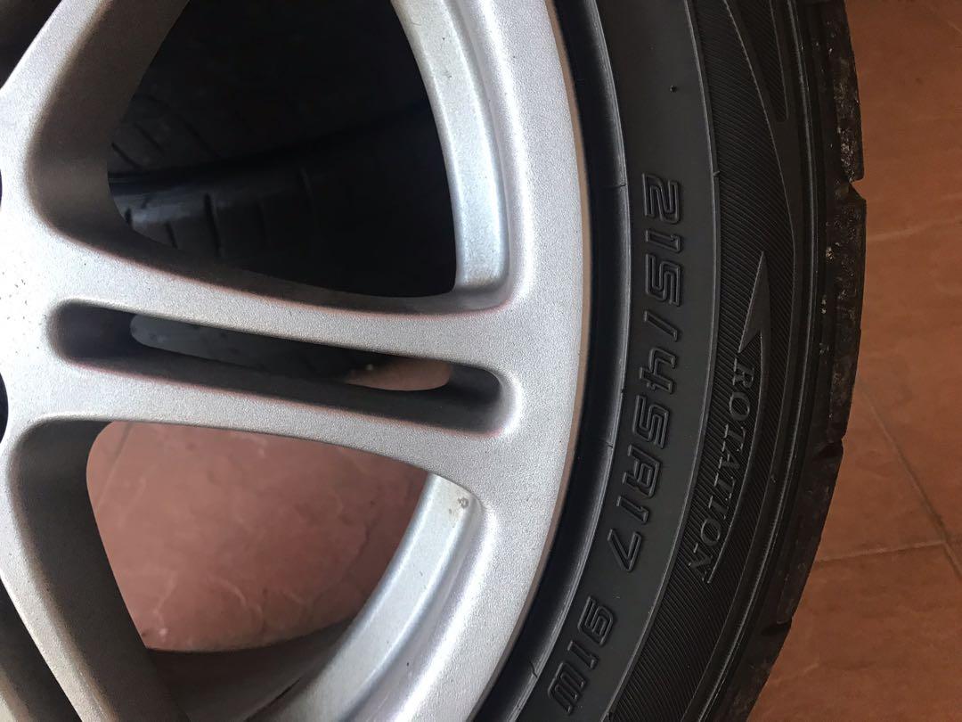 Sportrim fd2 original enkei 17, Auto Accessories on Carousell