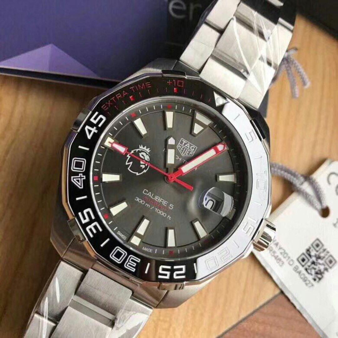 TAG HEUER ORIGINAL CALIBRE 5 AUTOMATIC WAY201D BA0297 PREMIER LEAGUE ...