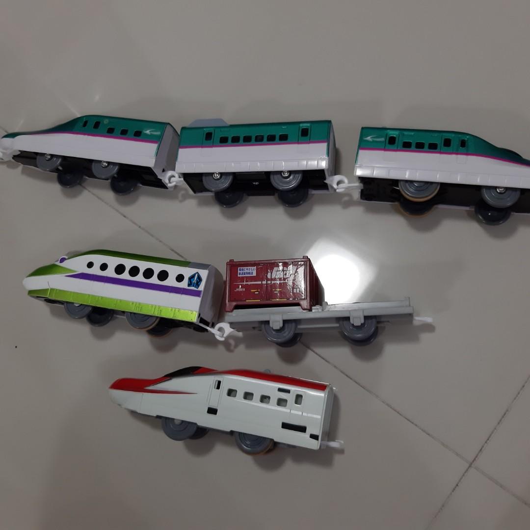 Tomica train rail set shinkansen, Hobbies & Toys, Toys & Games on Carousell