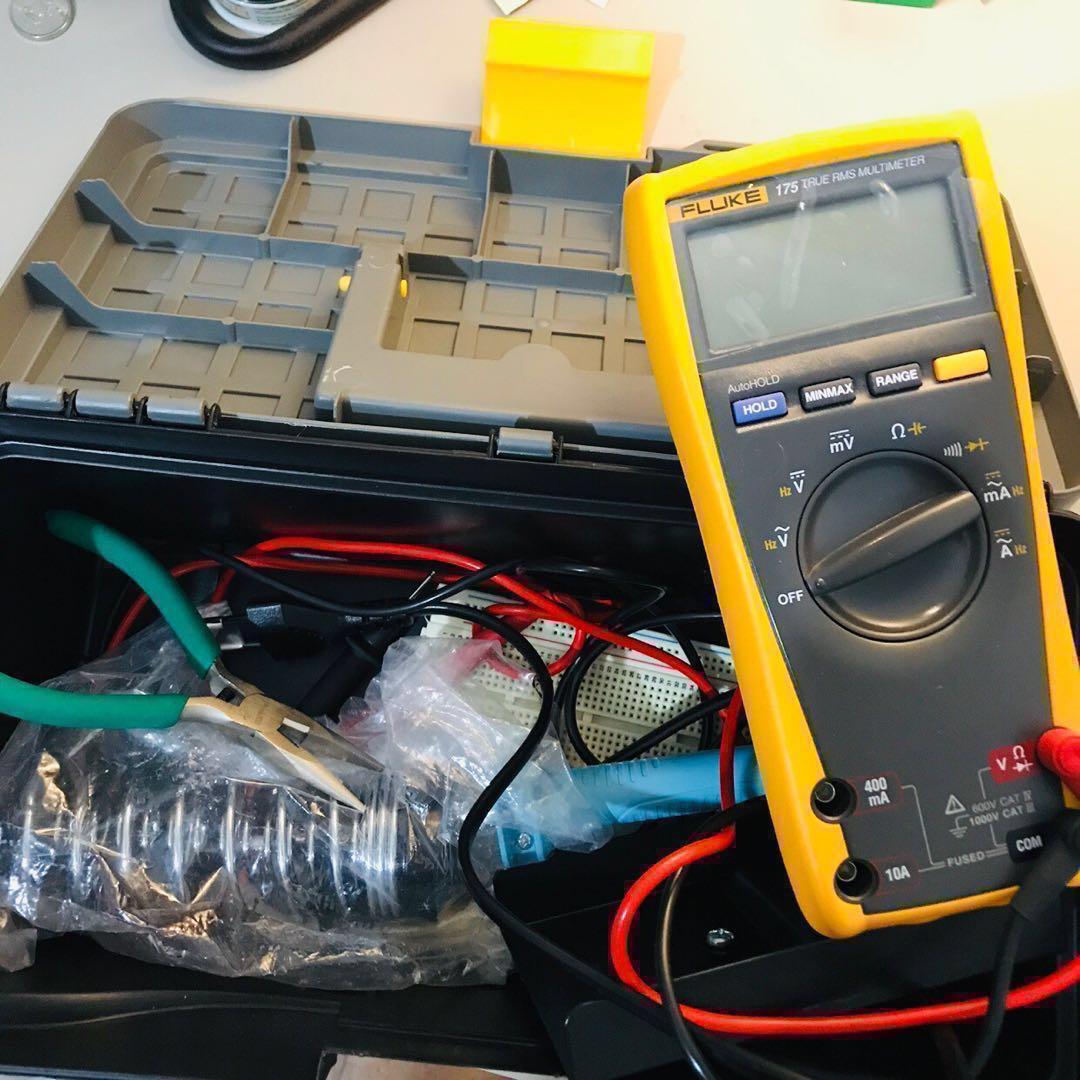 Toolbox electronic engineering DMM Soldering Breadboard , Furniture ...