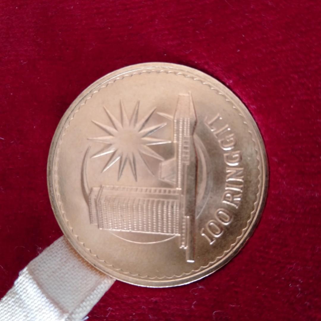 BNM 1971 RM100 gold coin Tunku Abdul Rahman Putra, Hobbies & Toys, Memorabilia & Collectibles ...