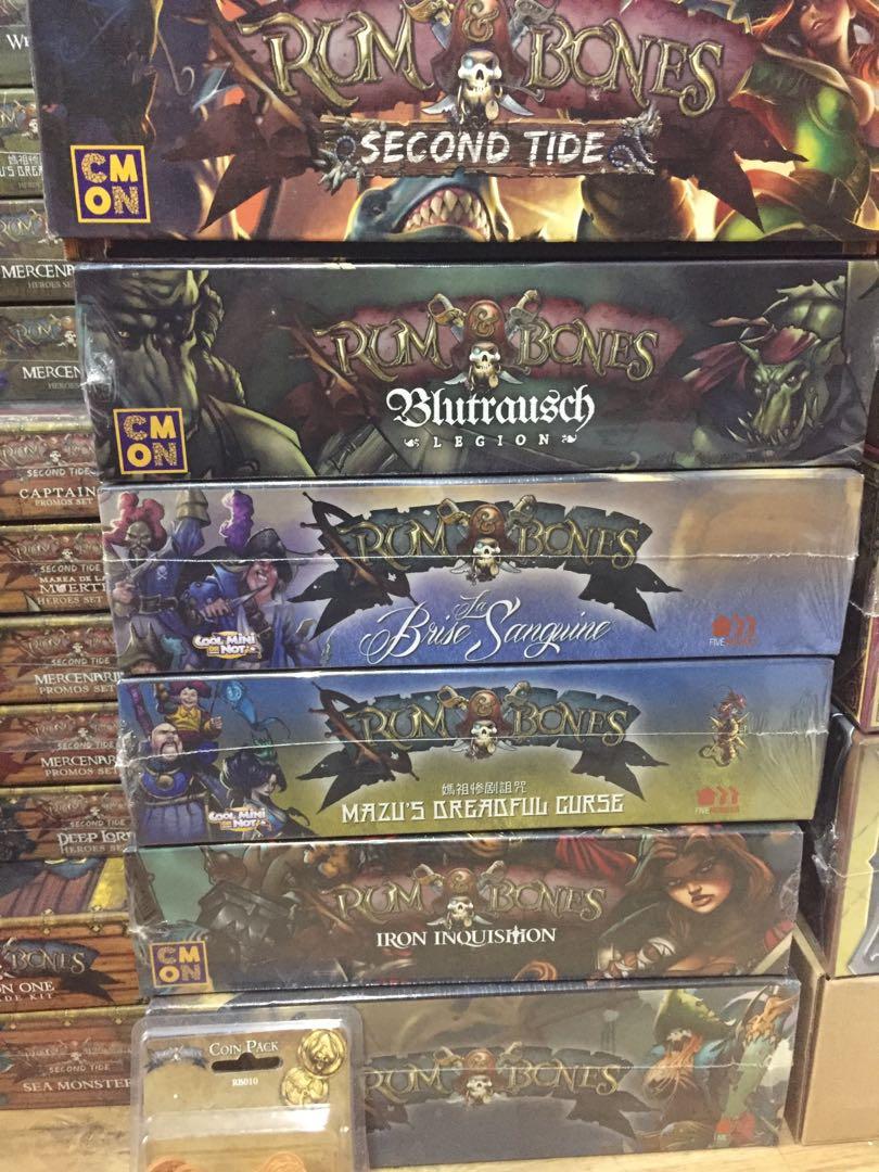 CMON Rum & Bones I and II ULTIMATE KS Edition, Hobbies & Toys, Toys ...