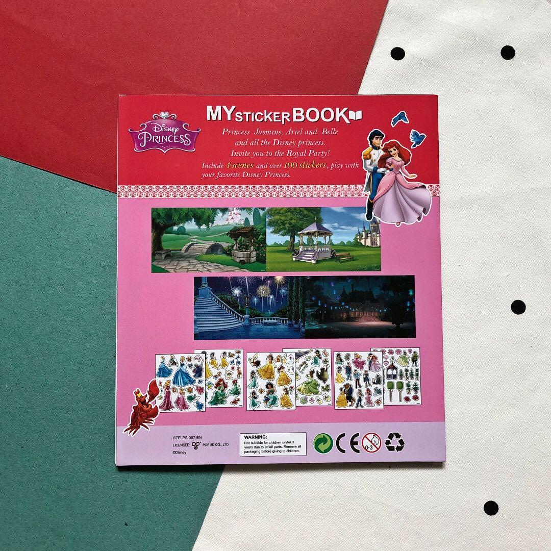 Disney Princess Sticker Book, Hobbies & Toys, Stationery & Craft ...