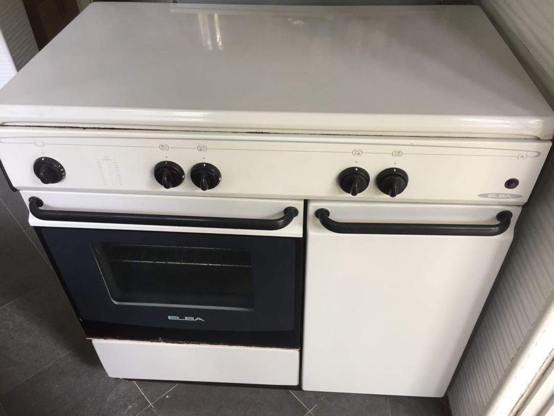 Elba standing cooker with oven (gas), TV & Home Appliances, Kitchen ...