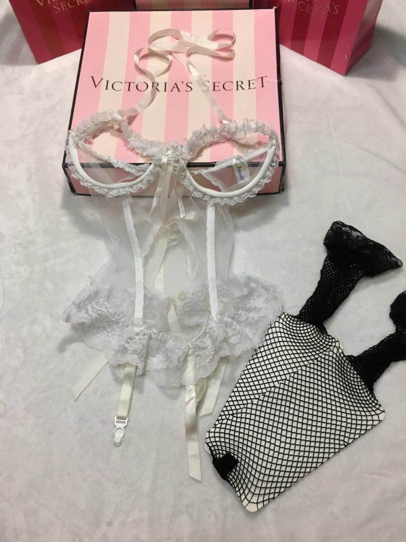 Fredericks Of Hollywood Boobless With Thigh Stockings Womens Fashion Dresses And Sets