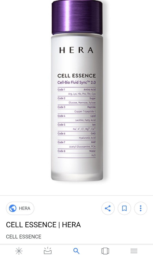 Hera cell essence RAVED BY CELEBRITIES, Beauty & Personal Care, Face ...