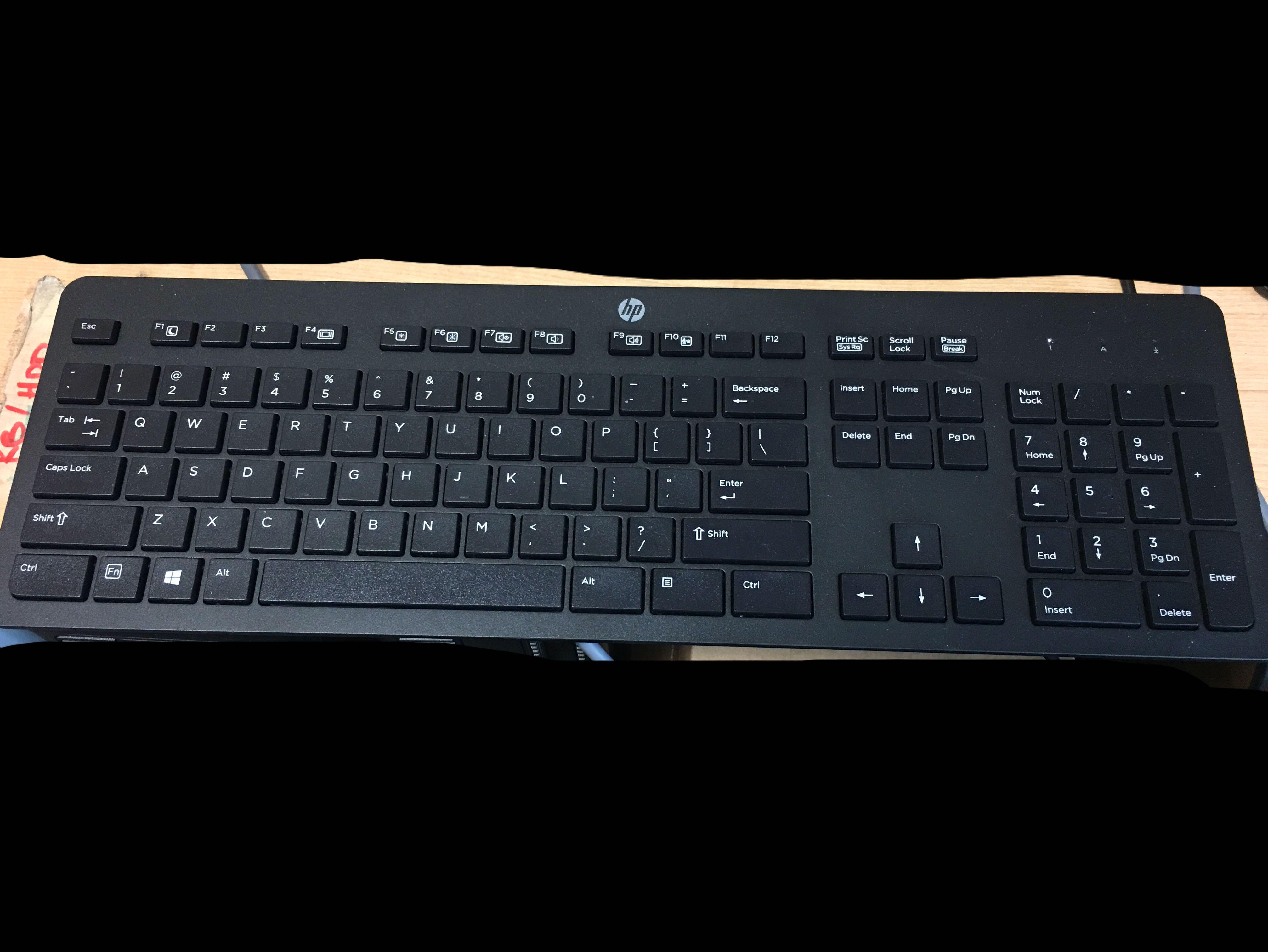 Hp USB slim keyboard, Computers & Tech, Parts & Accessories, Computer ...