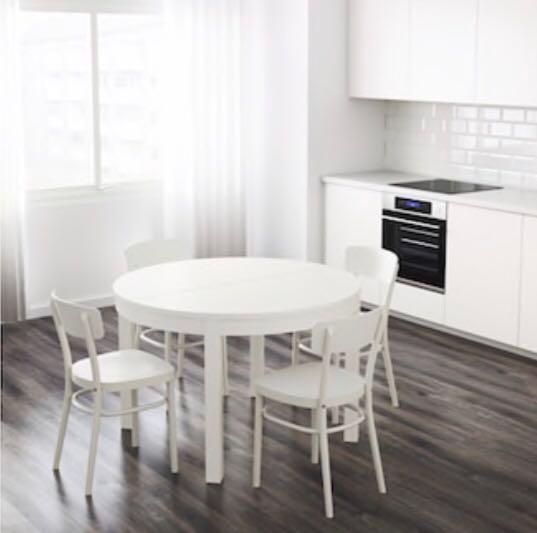 IKEA extendable dining table, Furniture & Home Living, Furniture ...