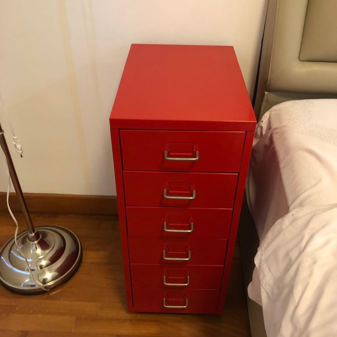 IKEA Helmer drawer unit on castors x 2, Furniture & Home Living ...