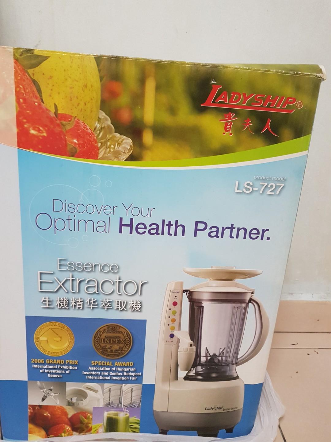 Ladyship Essence Extractor LS-727, TV & Home Appliances, Kitchen ...