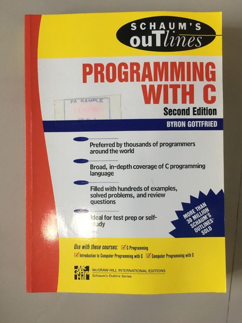 Programming with C Schaum's Outlines, Computers & Tech, Office ...