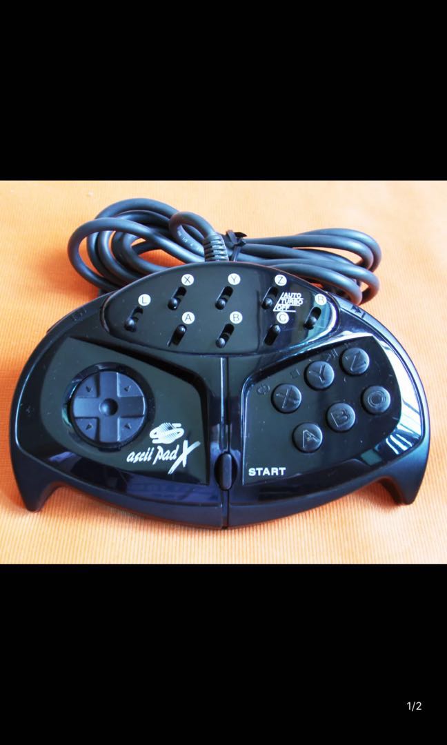 Sega Saturn Ascii Pad X turbo controller (pre-owned), Video Gaming ...