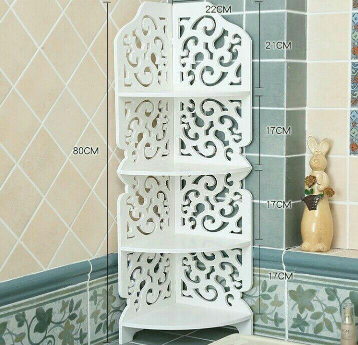 Toilet / Corner Rack Size 80*22cm, Furniture & Home Living, Bathroom ...